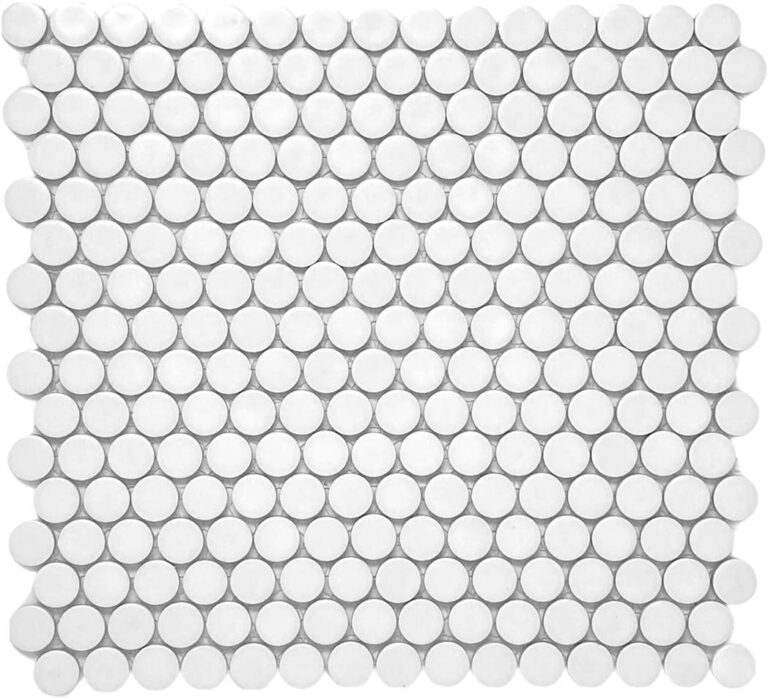 Penny Round Porcelain Mosaic Tile - Styleonartfactory - Shri Samarth ...