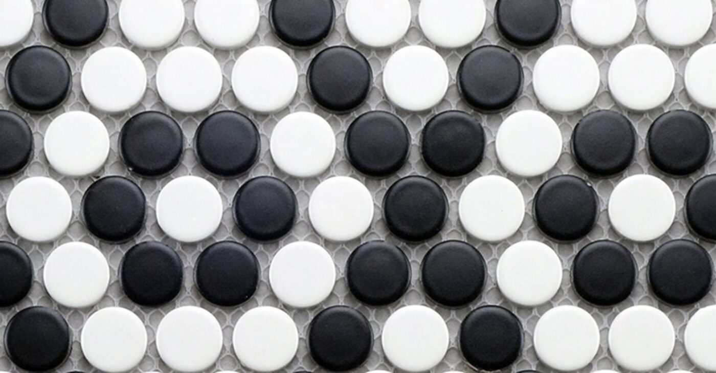 Penny Round Porcelain Mosaic Tile - Styleonartfactory - Shri Samarth ...